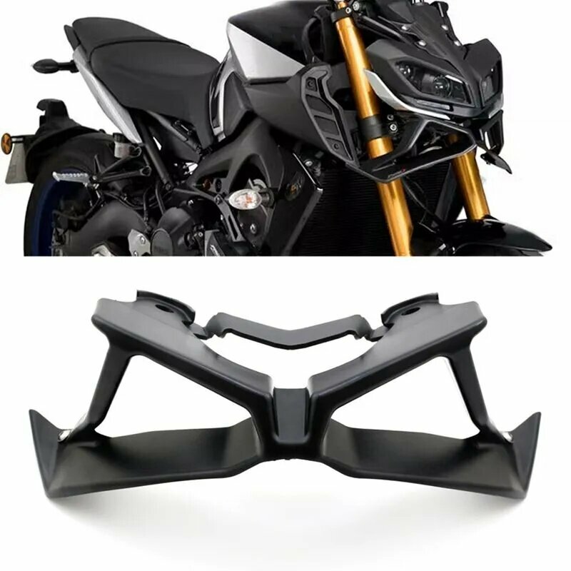 Комплект обтекателей и фар для мотоцикла Yamaha MT-09/SP MT09 2017-2020: нижний спойлер, передний дефлектор, крылья.