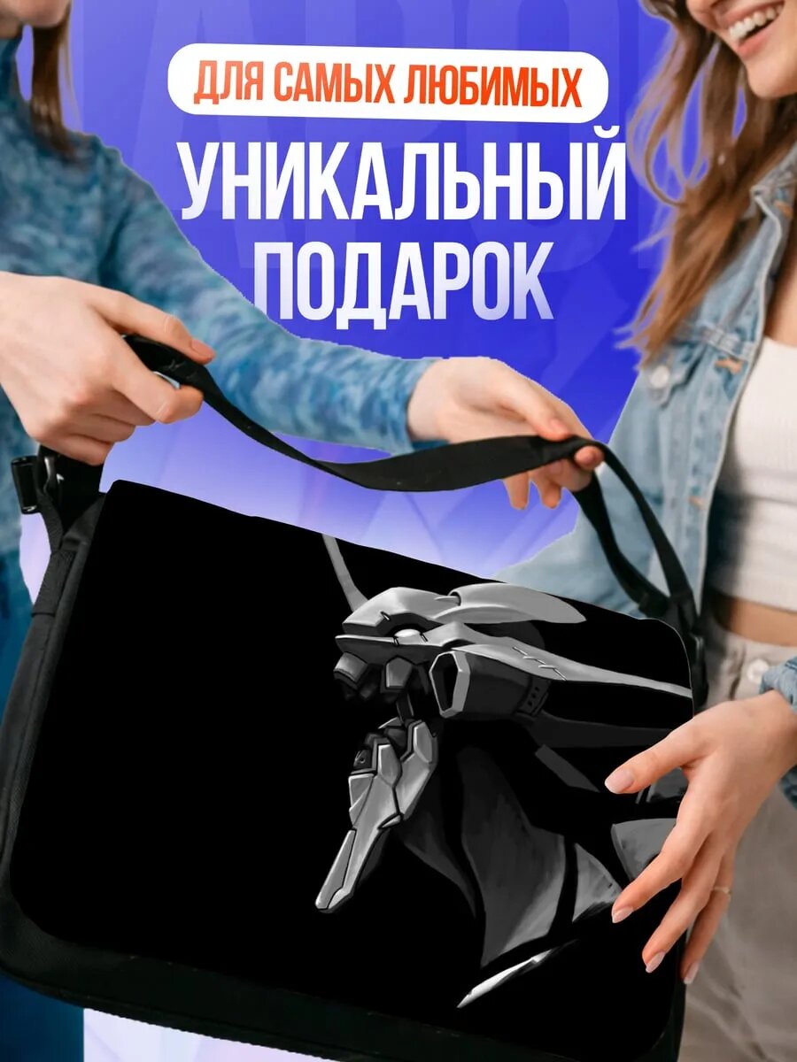 Сумка робот ева черный — фото 1