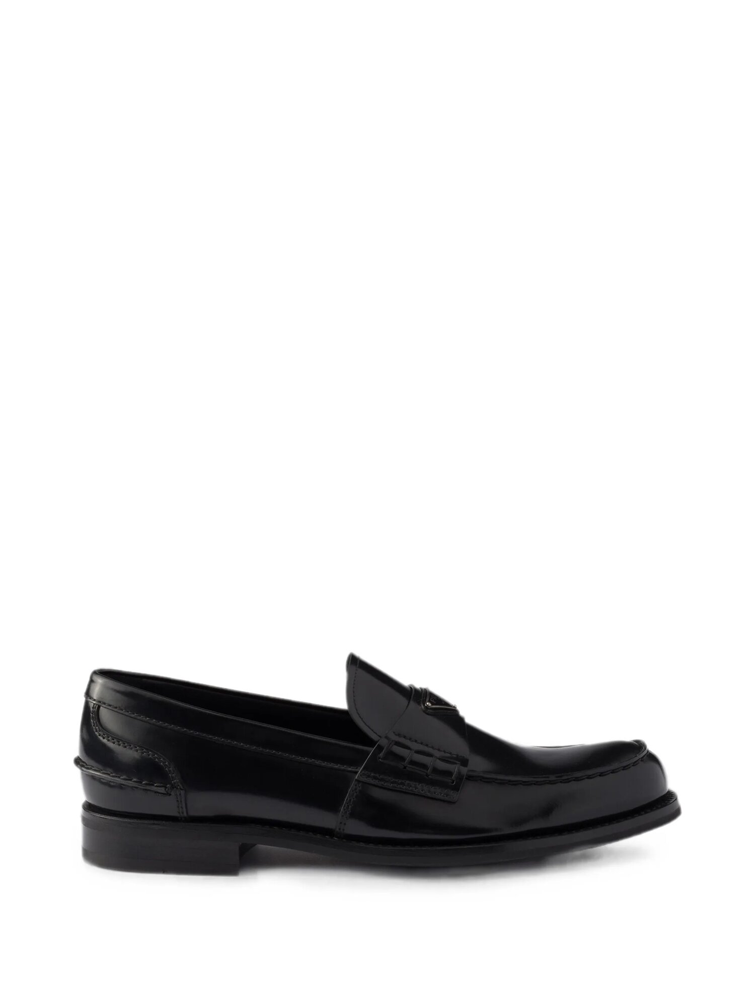 Лоферы Brushed leather loafers