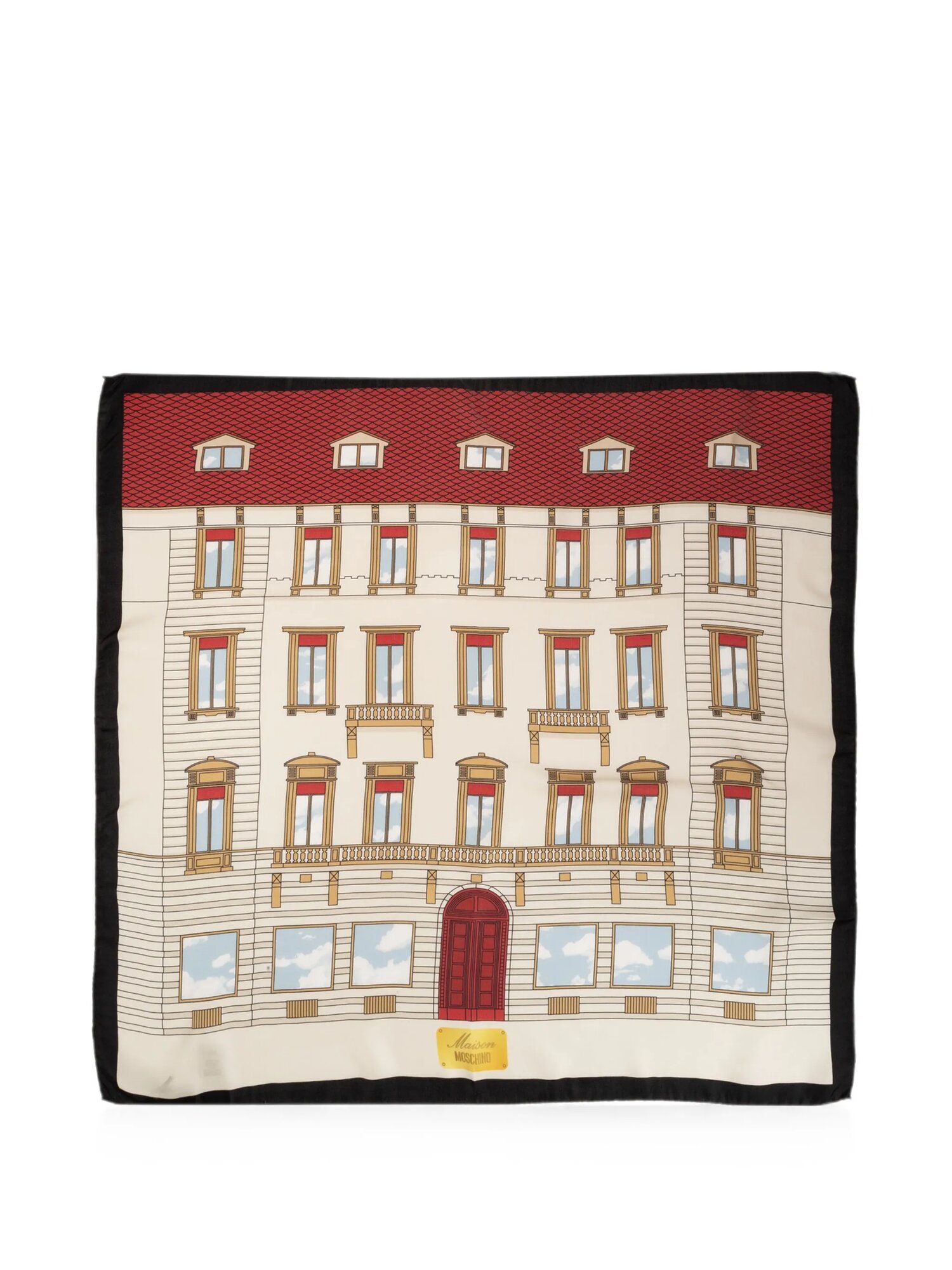 Шарф Architectural-print silk scarf для девочек