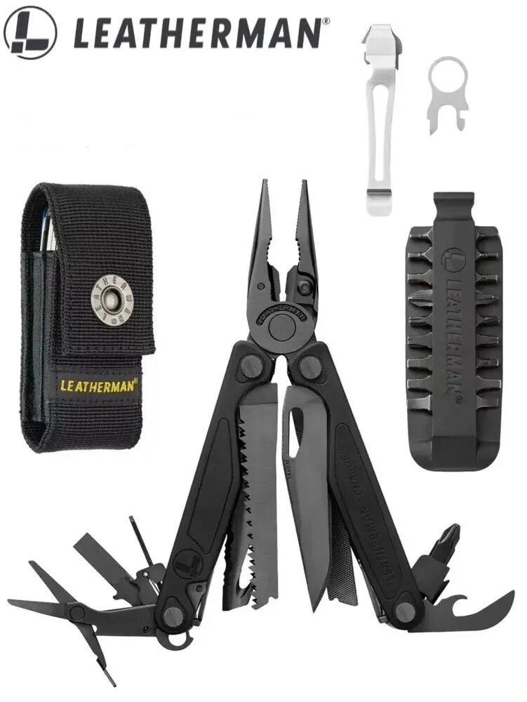 LEATHERMAN Charge Plus черный мультитул 19 функций 154CM 235 г 10 см арт. 832601