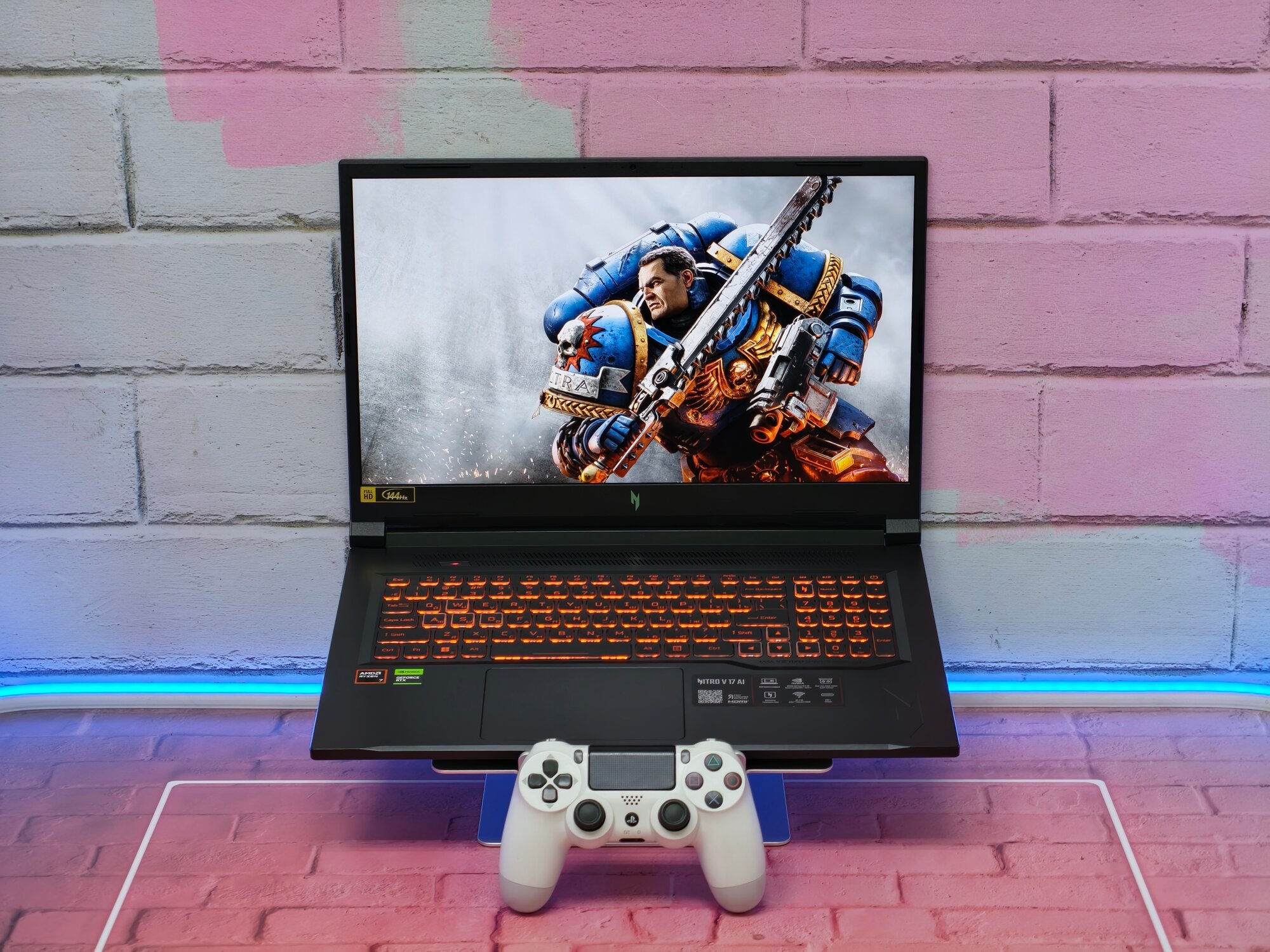 17.3" Ноутбук ACER NITRO V17 AI ANV17-41, 144 ГЦ IPS, Ryzen 7 260, 16 ГБ, SSD 1 ТБ, Geforce RTX 5060, Win11Home, черный