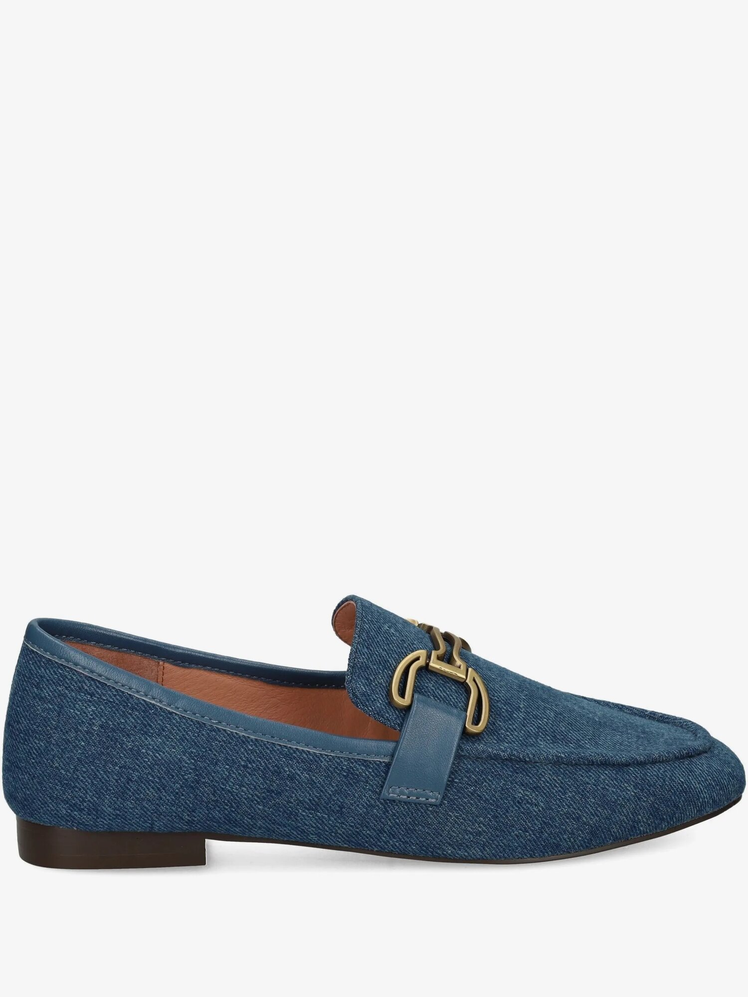 Лоферы Denim chain-link loafers