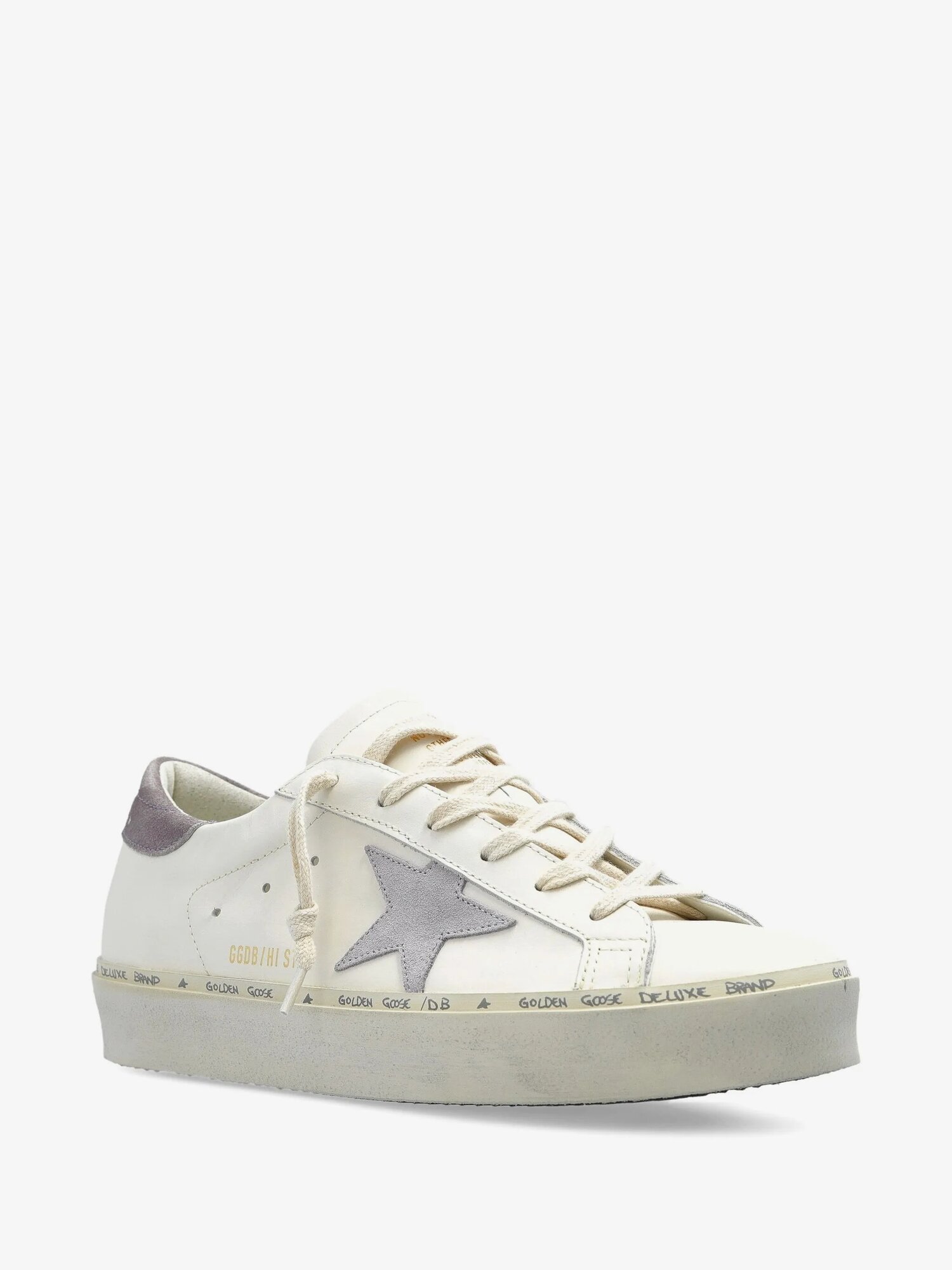 Кроссовки Golden Goose Hi Star, размер 40, бежевый/белый — фото 1