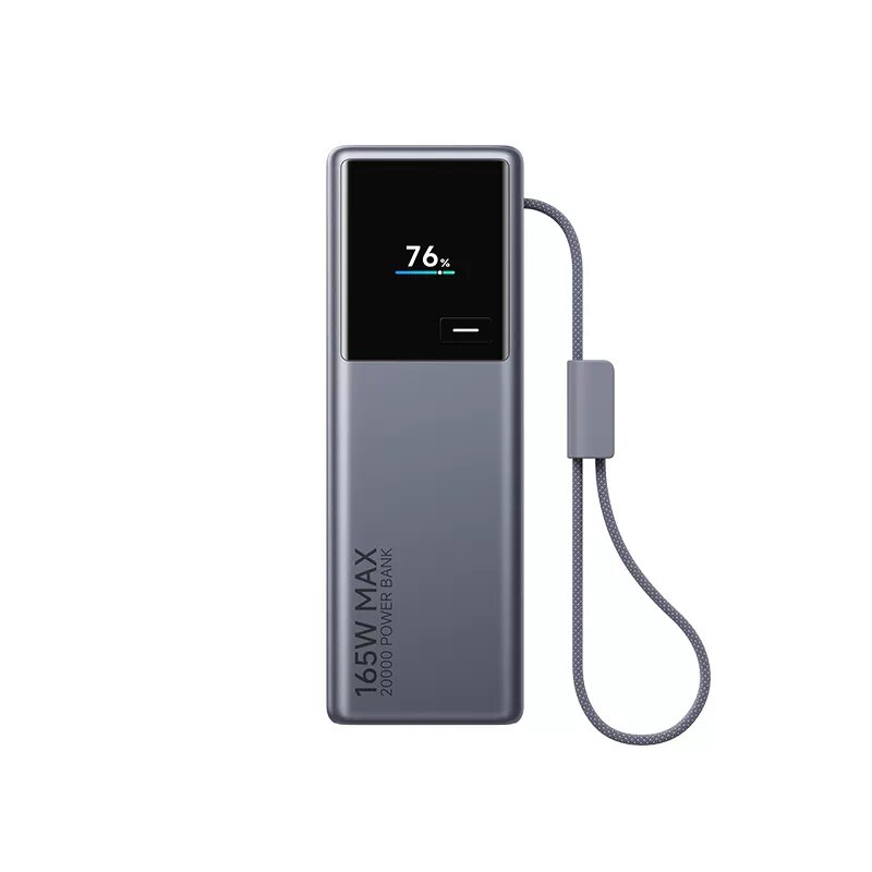 [Сертификация 3C] Xiaomi power bank 20000 165 Вт подходит для мобильного телефона Xiaomi Redmi Huawei Apple, ноутбука, мощной комбинации двух портов, сверхбыстрой зарядки, однопортового блока питания мощностью 120 Вт.