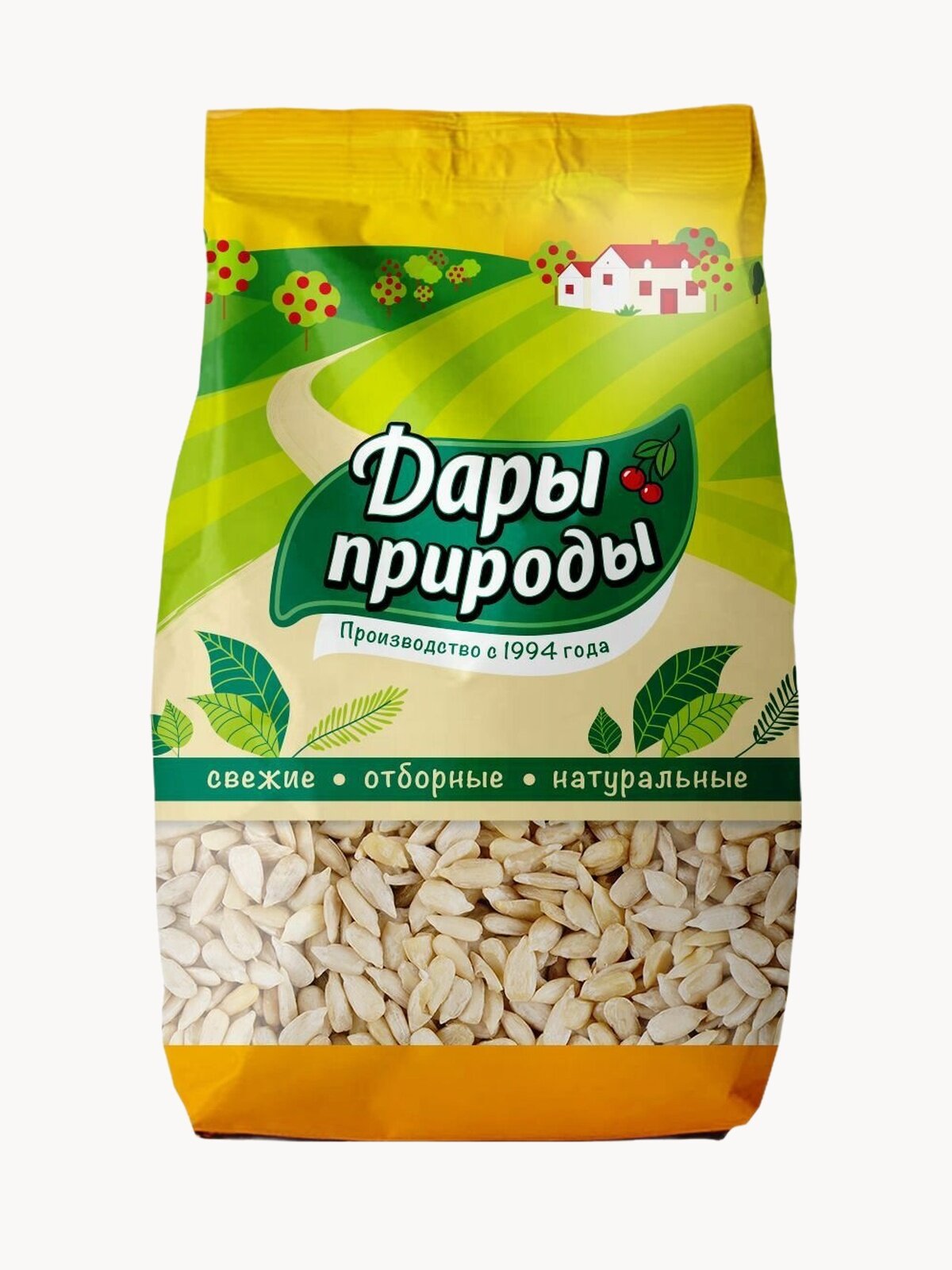 Семечки Дары природы подсолнечника очищенные без обжарки, 500 г