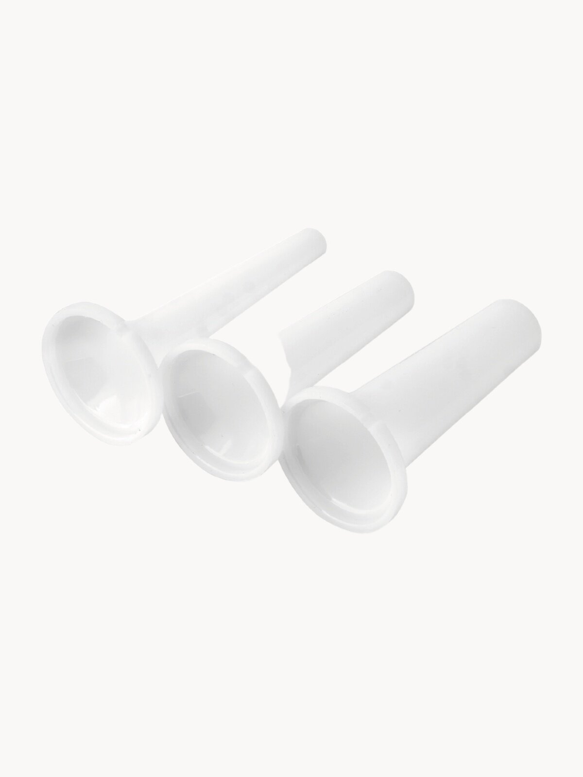 Насадки на мясорубку для колбасы и сосисок 53 мм, белые, 3 шт