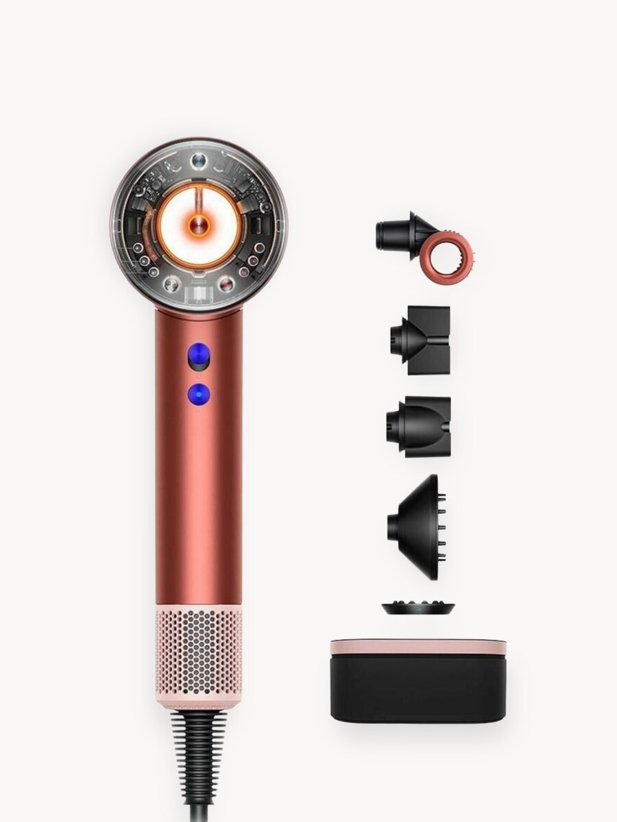 Фен Dyson Supersonic HD16 Strawberry Bronze/Blush Pink +кейс (переходник в комплекте)