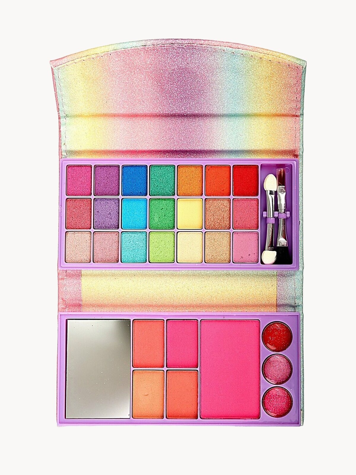 MARTINELIA Кошелек с косметикой мини Пушистые лапки (Румяна 12 г + Тени 21 х 0,6 г + Блеск для губ 3 x 0,8 г)