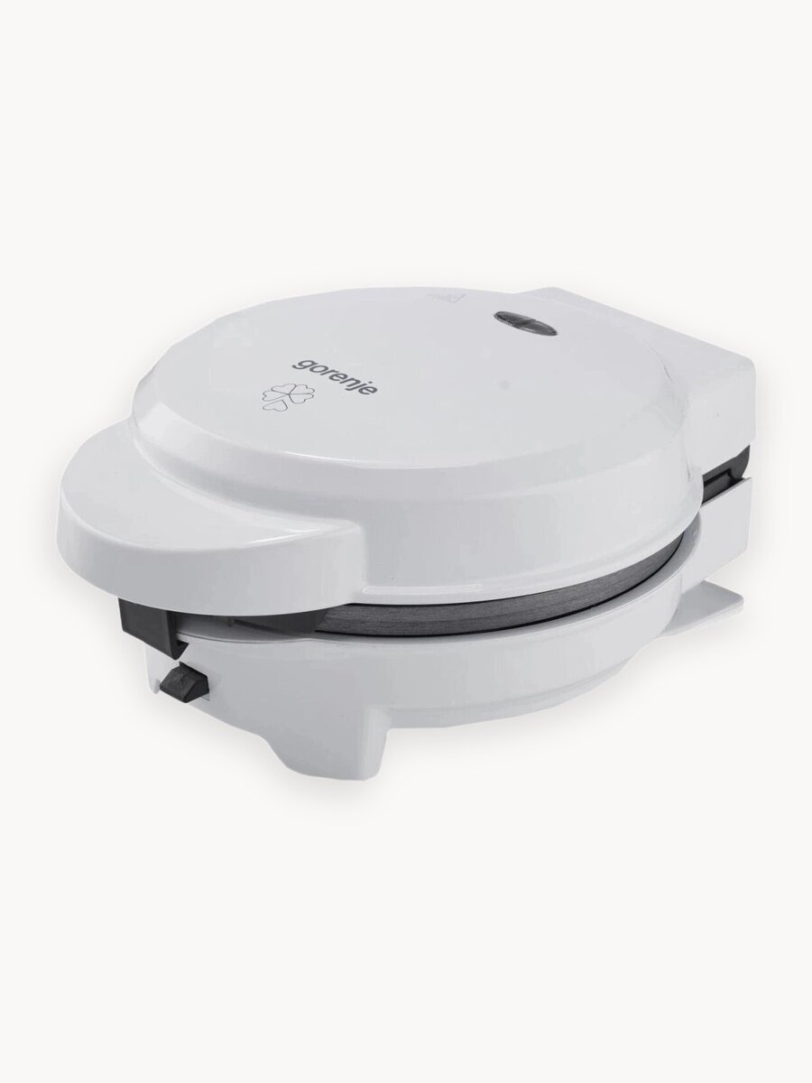 Вафельница Gorenje WM701W, мощность 700 Вт, пластины из алюминия, цвет белый