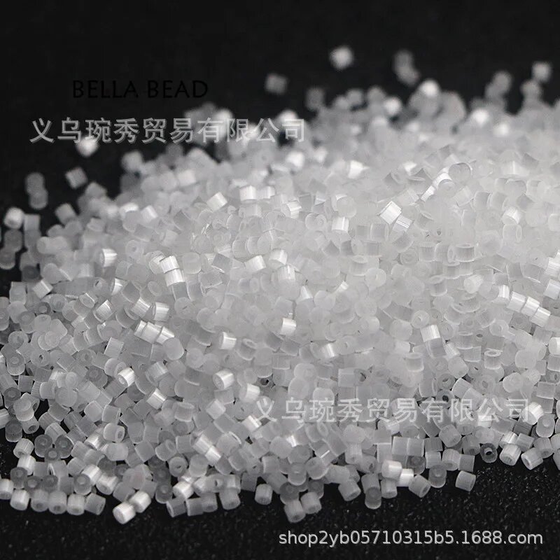 Антикварные стеклянные бусины "кошачий глаз" 1,6 мм Белый, 1.6mm 5g 900pcs, 676