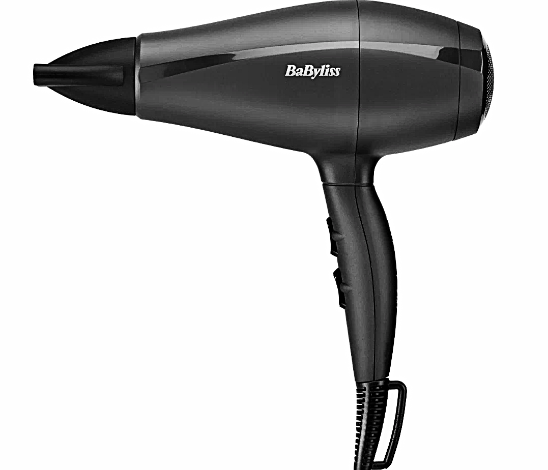 Фен Babyliss 5910E, цвет черный, мощность 2000 Вт, три режима, подача холодного воздуха