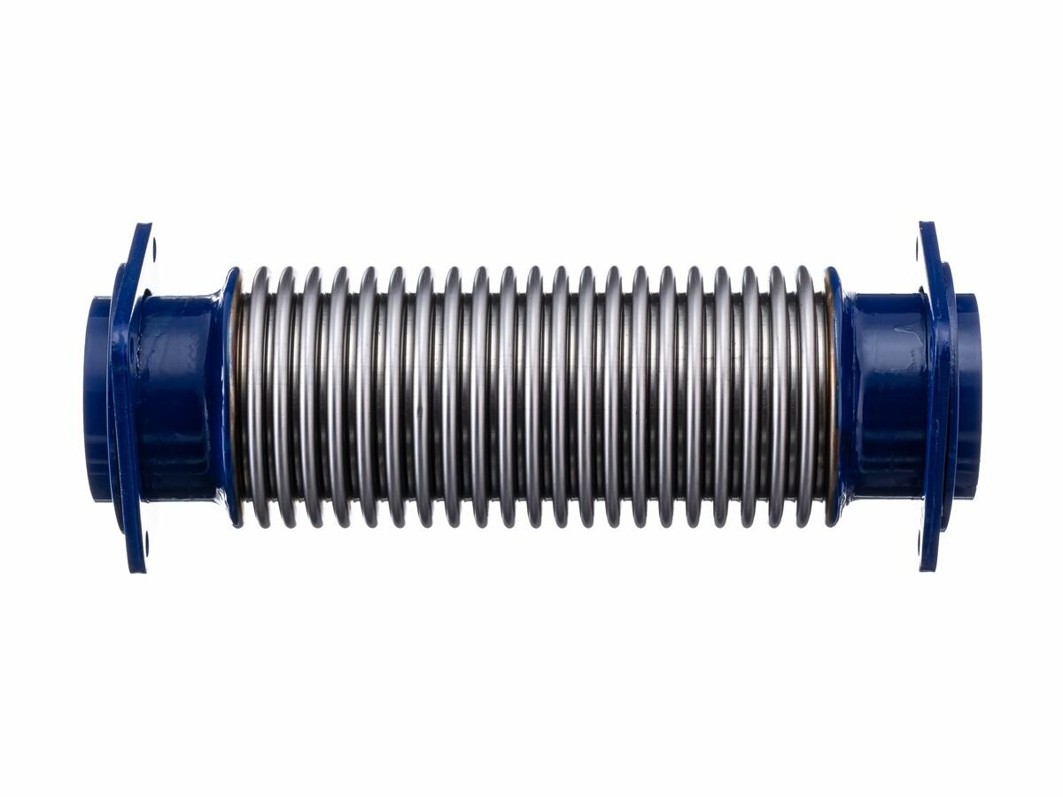 Металлорукав КАМАЗ-евро в сборе L 380мм, d 80мм (гофра, нержавеющая сталь)