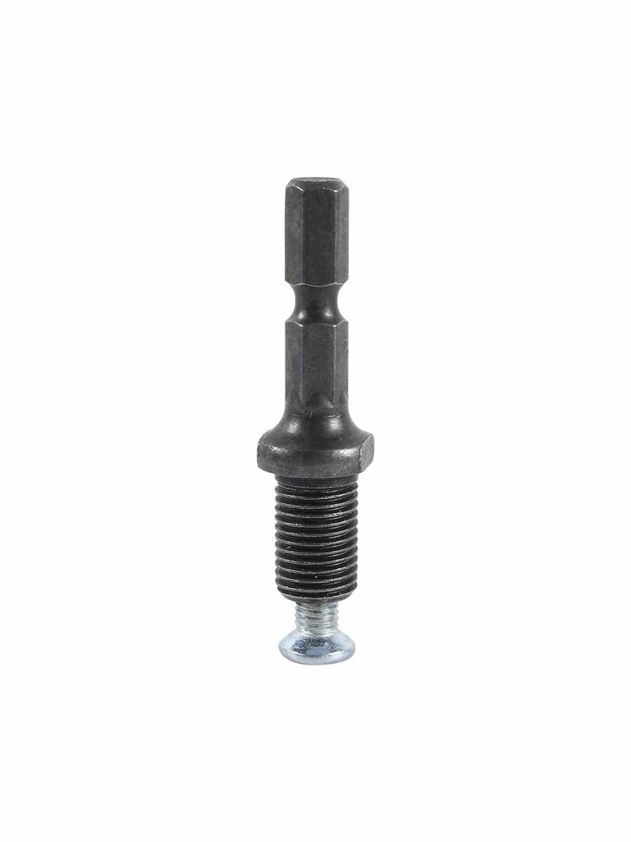 Адаптер патрона для электрической дрели 3/8 дюйма-24UNF, шестигранный хвостовик с резьбой для легкой установки, совместимость с большинством сверлильных станков, прочная стальная конструкция