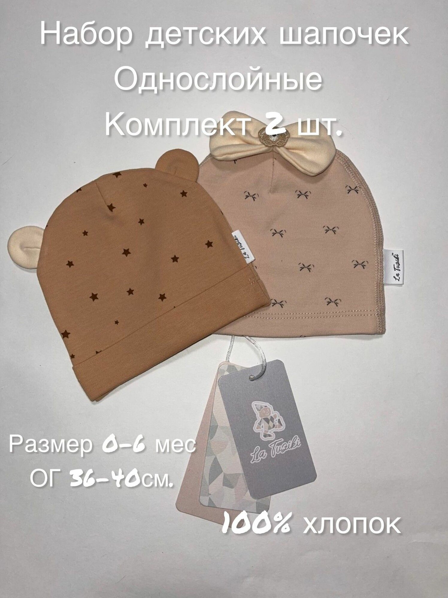 Шапка Весна-лето 2025 для детей