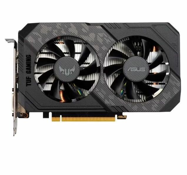 Видеокарта Asus GeForce GTX 1050 (90YV0GX2-M0NA00) - PCI Express 3.0, 4 ГБ, GDDR6, 128 бит, DisplayPort, DVI-D, HDMI