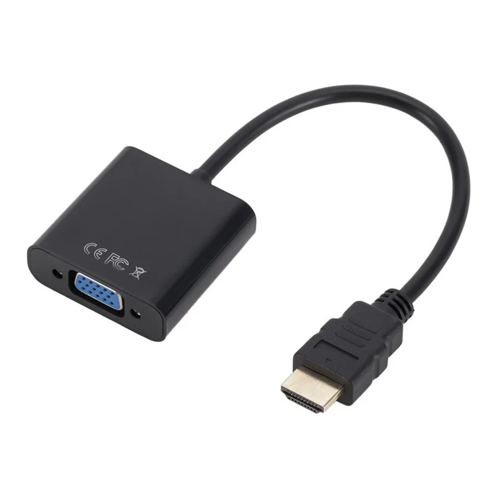 Высокоскоростной HD 1080P HDMI-VGA-кабель-переходник HDTV A «папа» на VGA «мама» Конвертер видео для планшета, ноутбука, ПК, ТВ