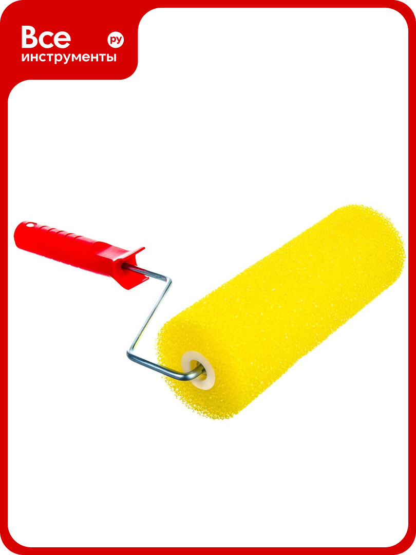 Поролоновый валик с ручкой структурный, MTX MASTER, 80221 для защиты и декоративного покрытия поверхностей