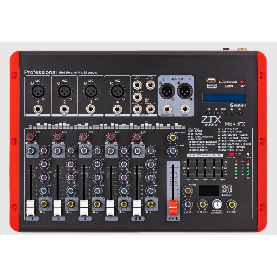 Аналоговый микшер ZTX audio Mix 4.1. Fx