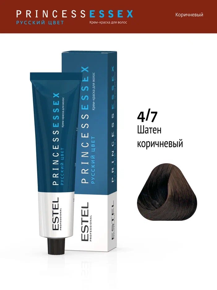 ESTEL Princess Essex крем-краска для волос, 4/7 мокко, 60 мл