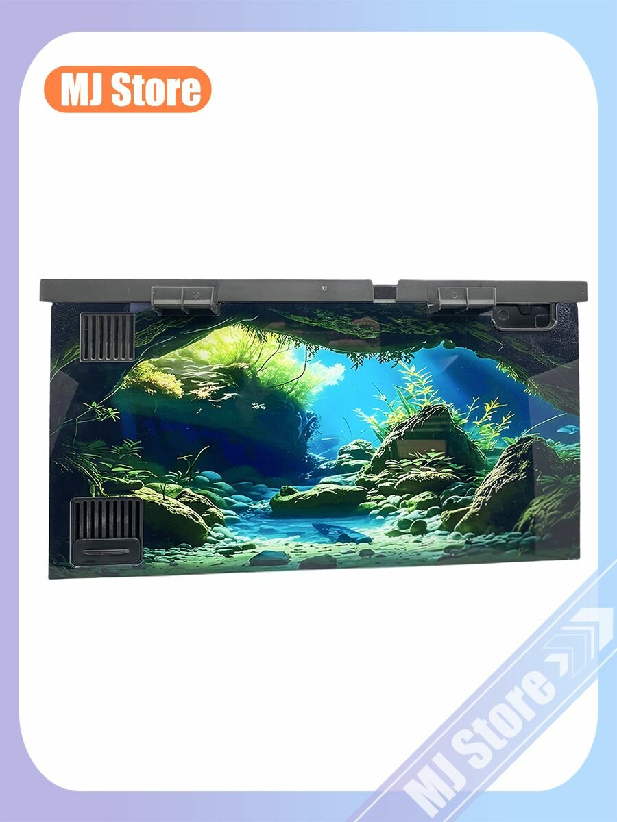 Фоновая табличка с изображением аквариума Подходит для Xiaomi Mijia Smart Fish Tank MYG100 Green ocean