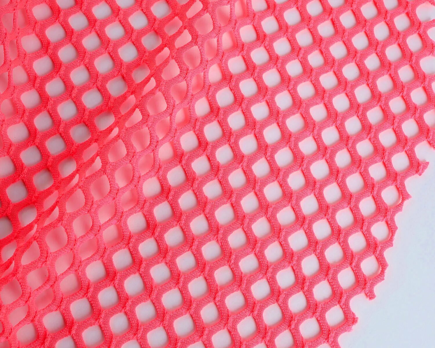 Сетчатая ткань Neon pink, полиэстер, спандекс, 165 см