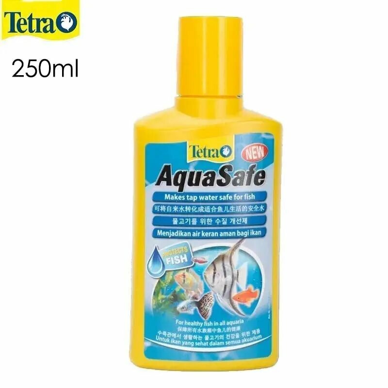 Кондиционер для подготовки воды в аквариуме Tetra AquaSafe 250мл для пресноводных рыб