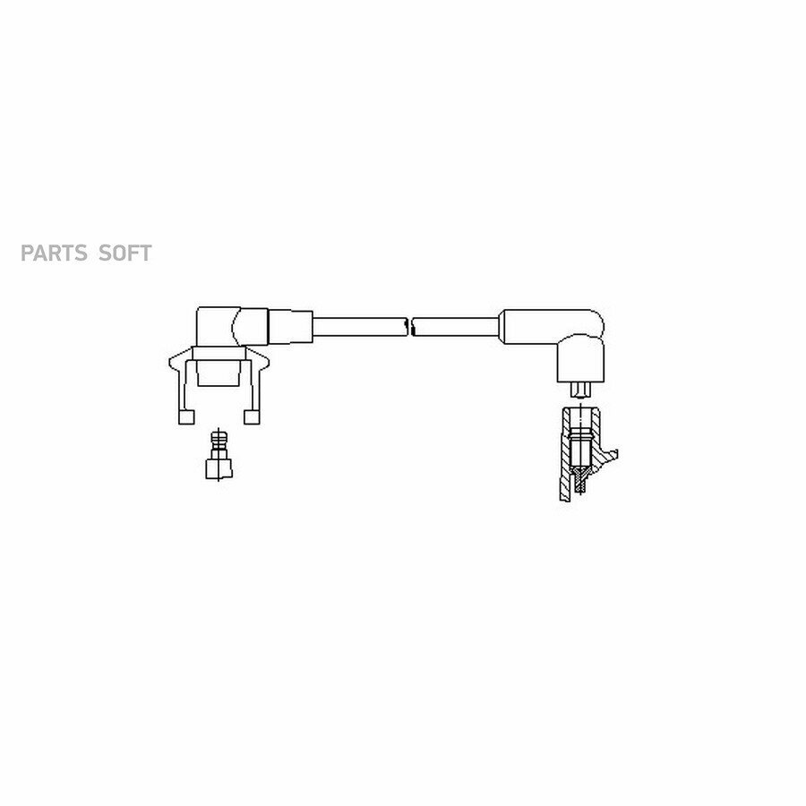 BREMI 607/60 провод зажигания RENAULT 19 I 88-92 19 II 92-95 ESPACE I 88-90 RAPID 85-98 SUPER 5 84-96 VOLVO