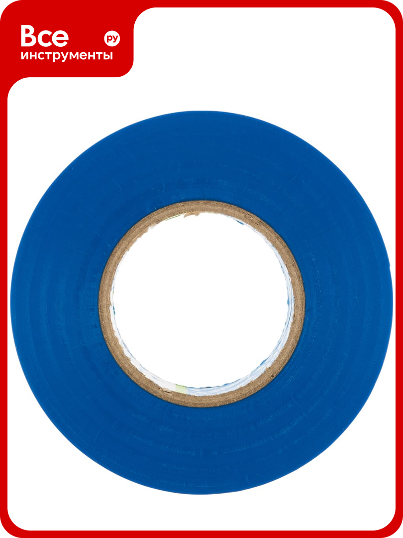 Изоляционная лента Folsen 19ммx20м синяя Premium от -18oC до +105oC, 012102