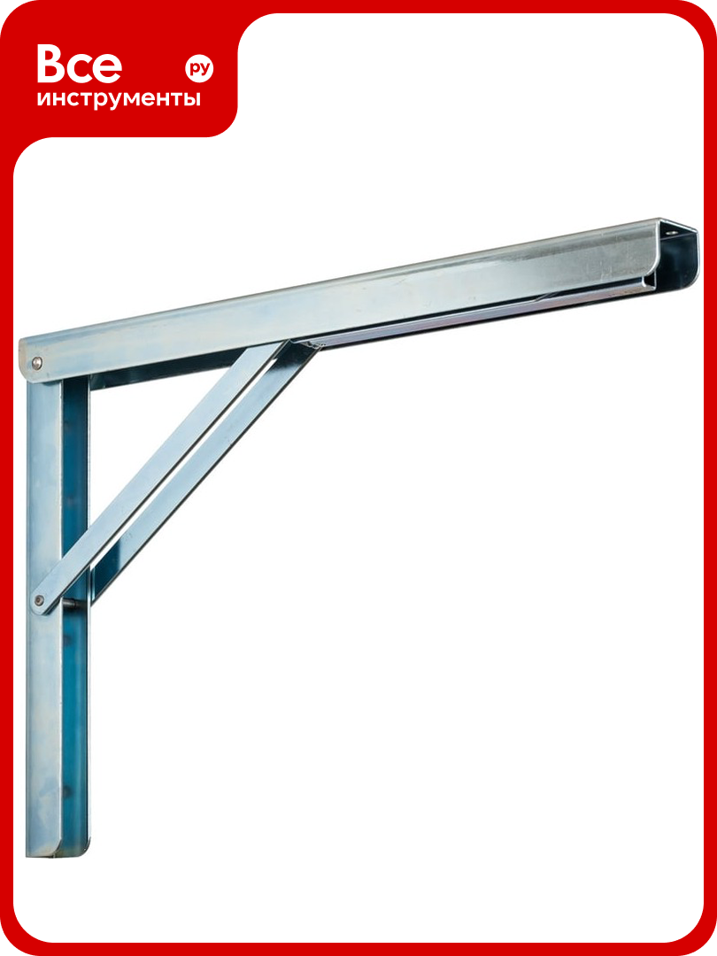 Складной кронштейн VORMANN Multi-Line 200х300х30х1,5 мм, оцинкованный, 200 кг 00152 300 Z, надежная