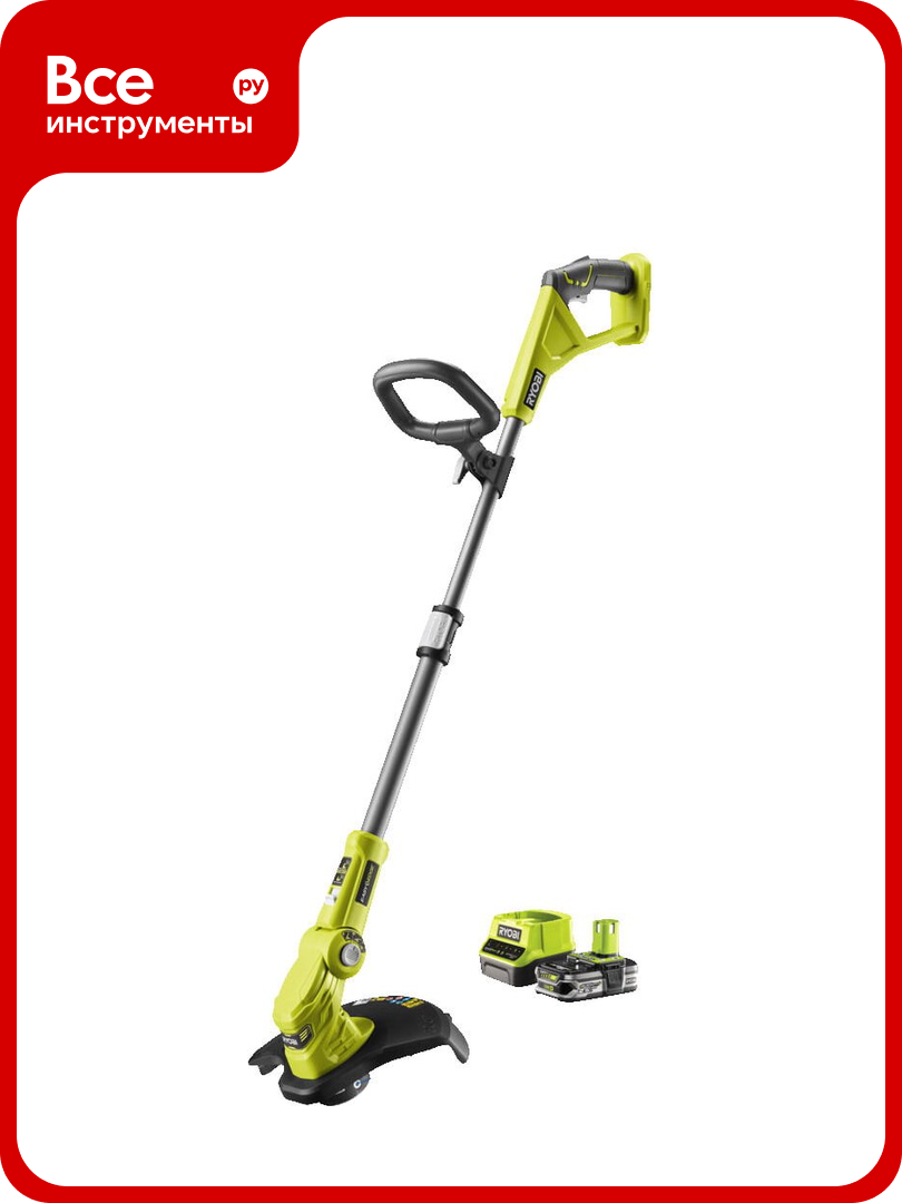 Аккумуляторный триммер Ryobi ONE+ RLT183225F 5133003709, 6мм