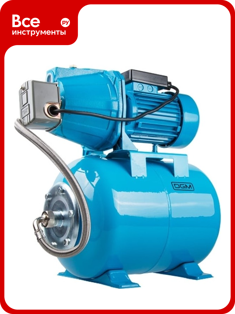 Насосная станция DGM BP-1500, для водоснабжения загородных домов, изготовлено из пластика