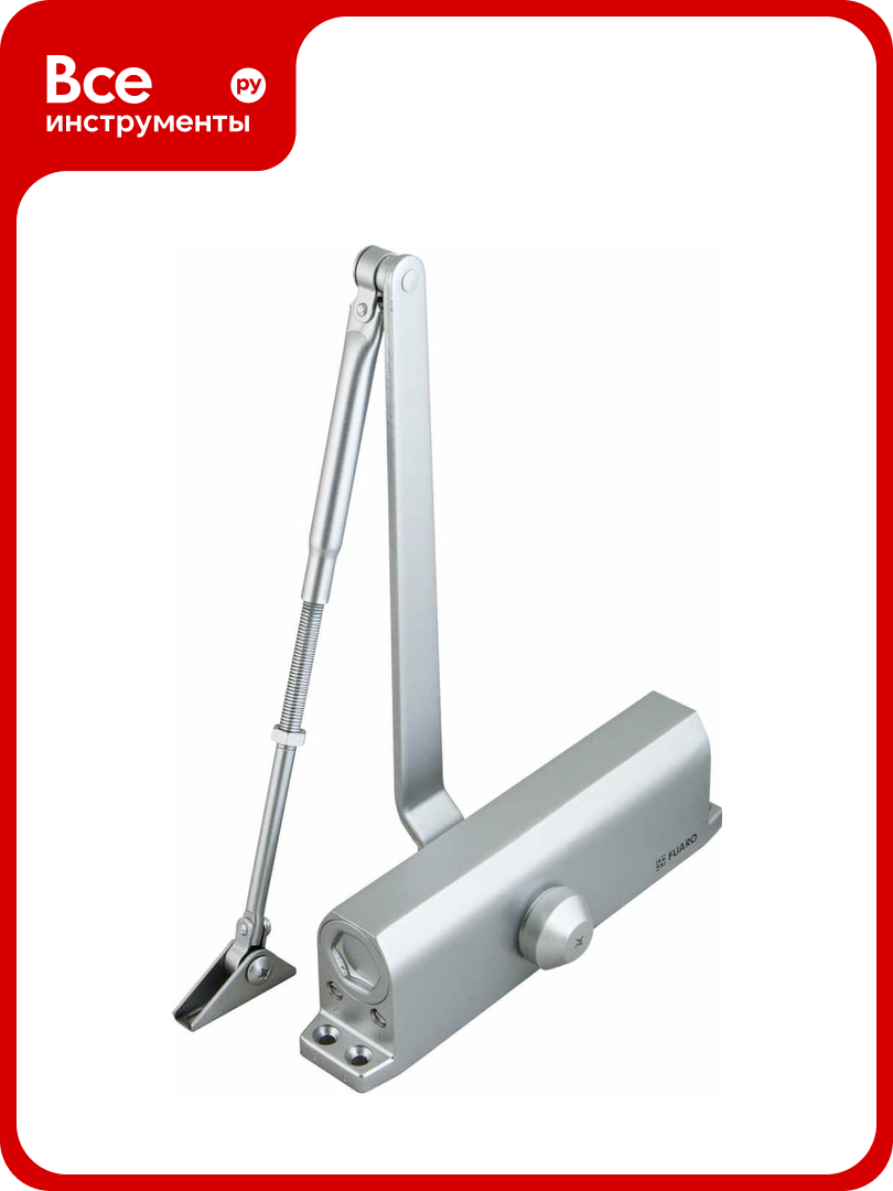 Дверной доводчик Fuaro DC-206W AL до 160 кг алюминий 30587