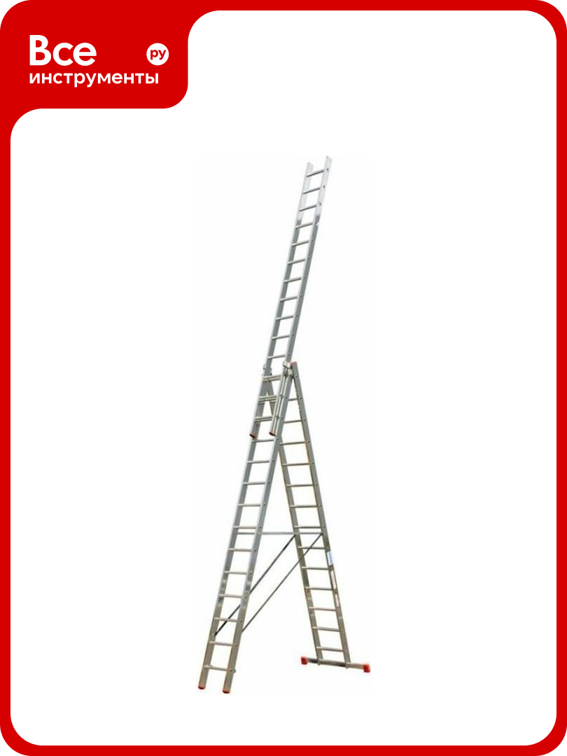 Универсальная трехсекционная лестница Krause TRIBILO 3 х 14 120960
