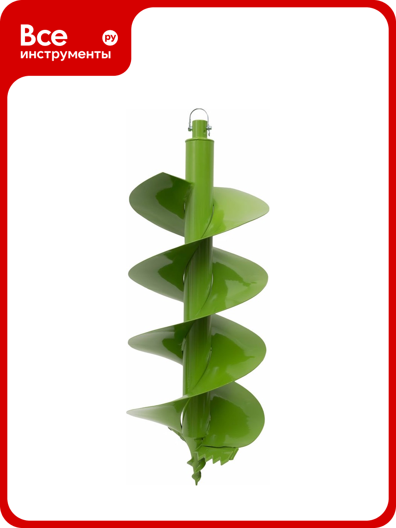 Шнек для мотобура 300/800 двухзаходный Grizzly GSP-103, предназначен