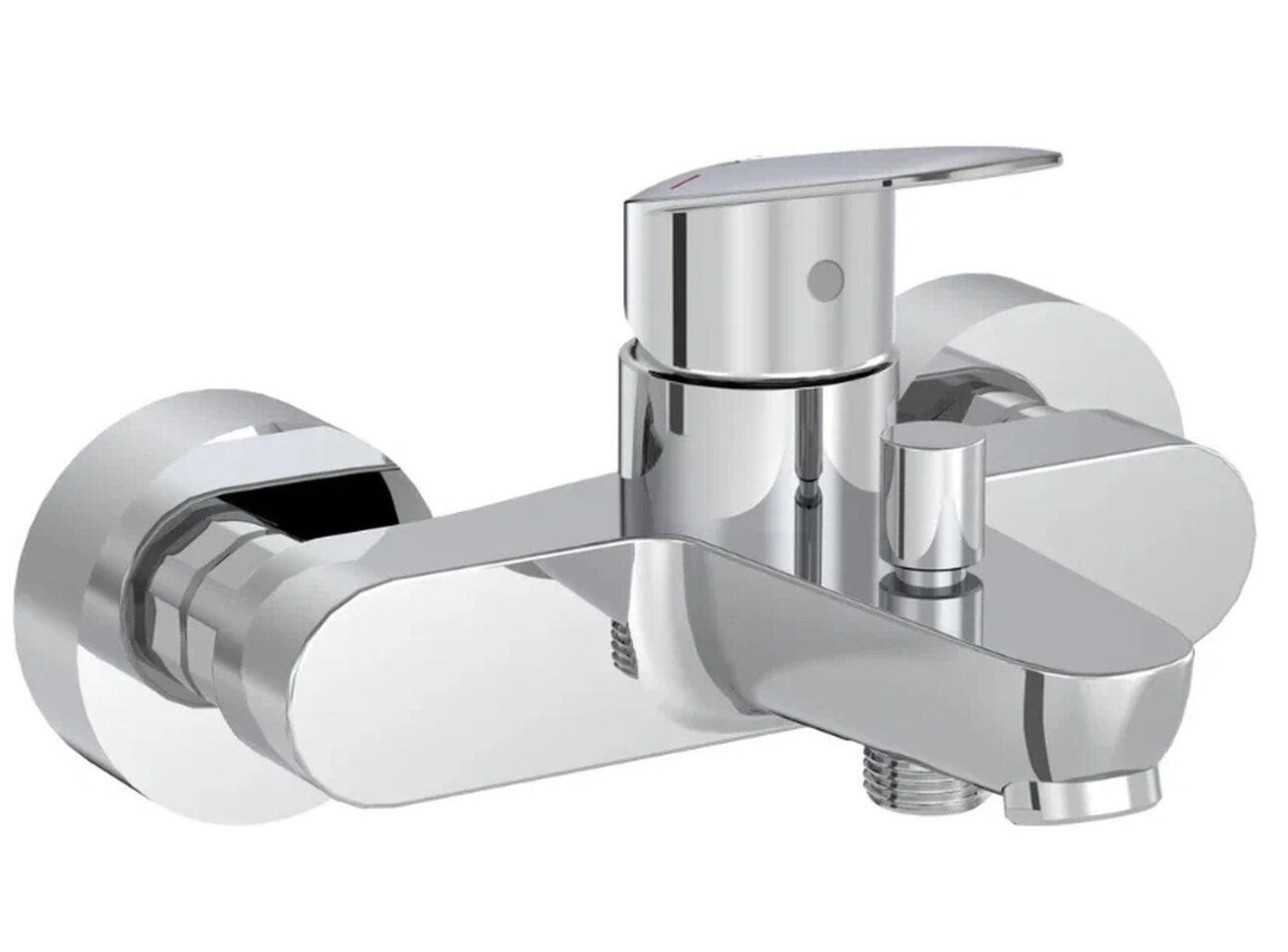 Смеситель для ванны VitrA Flow Round A43057EXP, латунь, рычажный, вертикальный монтаж