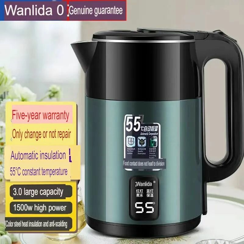 Набор с электрическим чайником Артикул00110, серый металлик**