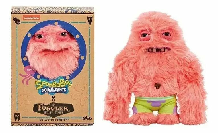 Плюшевая игрушка Fuggler "Ugly Patrick Star", плюш, мягкая, детская