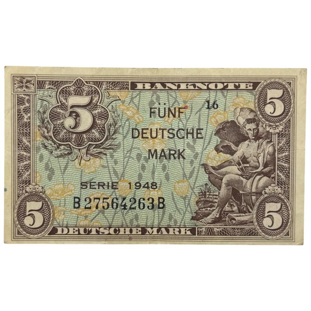 ФРГ (Германия) 5 марок 1948 г. (Серия B B)