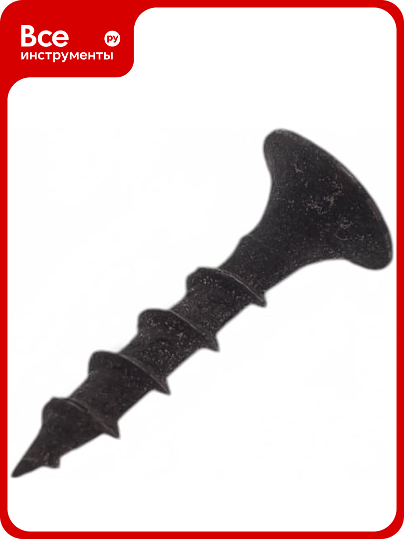 Саморез, Доброга, Доброга ГКД, 3.5x19 мм, фосфатированный, 1000 шт. ТД-00006508, деревянному