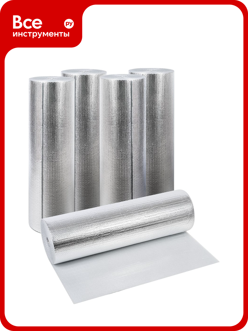 Отражающая теплоизоляция Алюбабл 4мм 30м2 21005