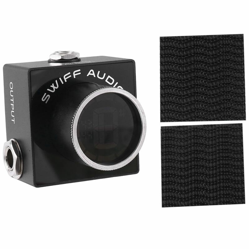 Аудио C10 Mini Pedal Tuner HD LED дисплей MyPads совместим с цветной гитары Bass Mute Tuning