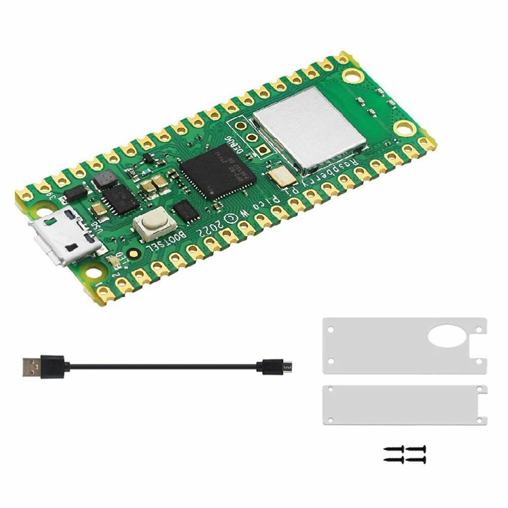 Pico W + акриловый чехол + USB-кабель MyPads