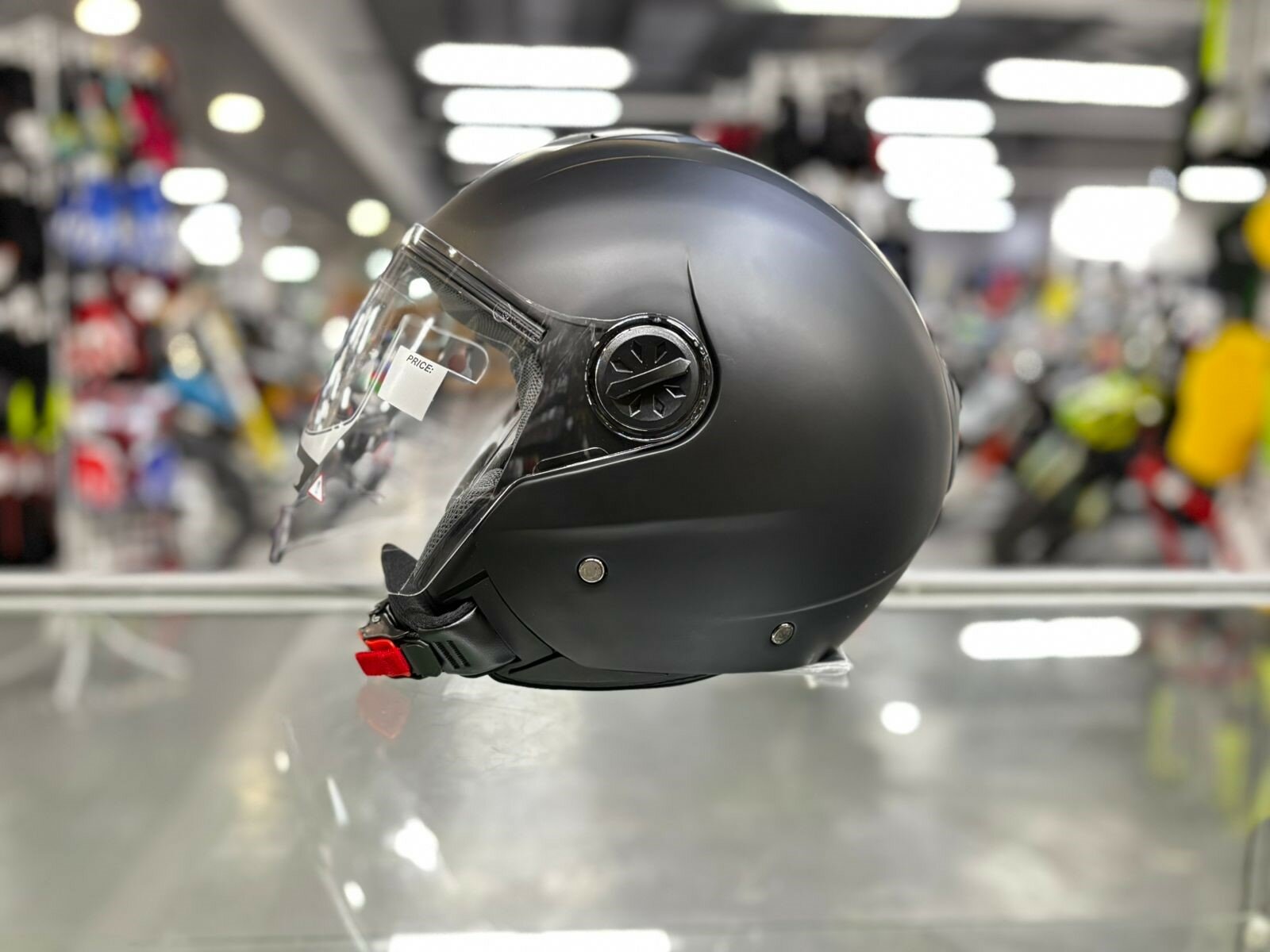 Мотошлем (открытый) IXS 130 X10070-M33 (Размер: L) черный глянец.