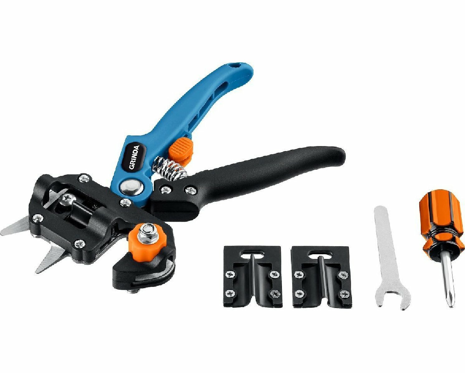 Секатор прививочный GRINDA PROLine 210 мм пластик сталь закалка 45 HRC