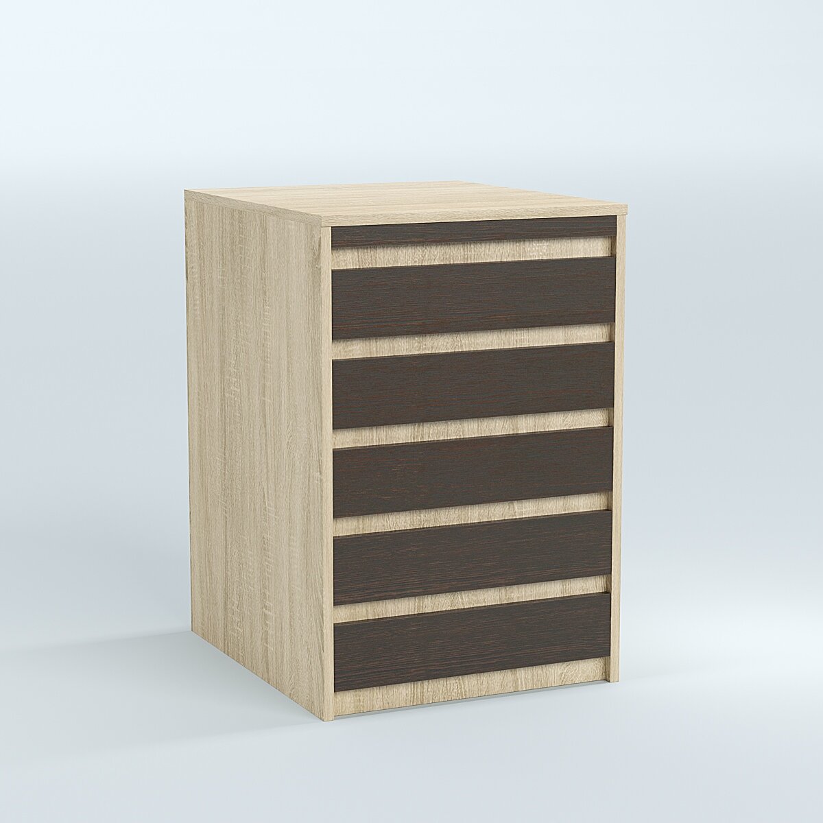 Стол-Ресепшн серии прайм №2А, Дуб Сонома + Дуб Венге. Производитель товара - компания ТОБ.