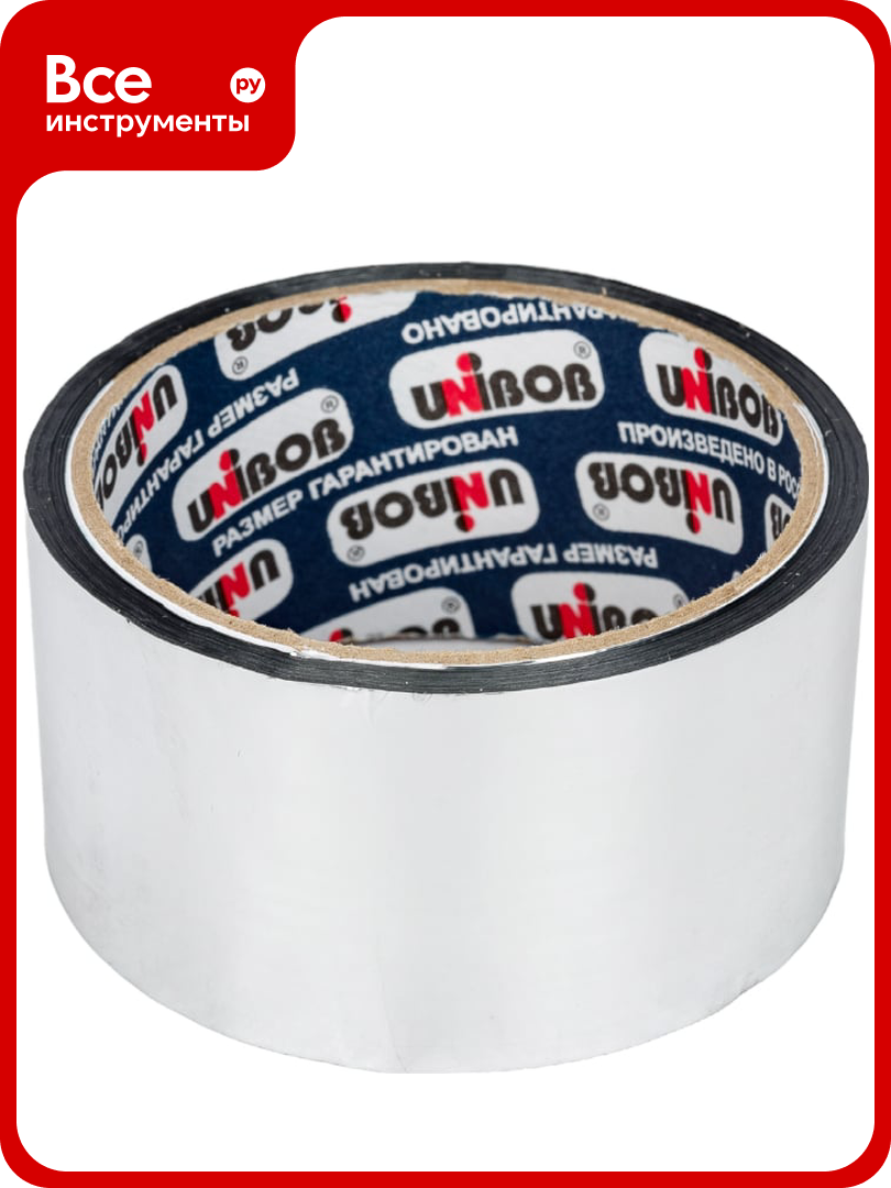 Металлизированная клейкая лента Unibob 48 мм х 25 м 211751