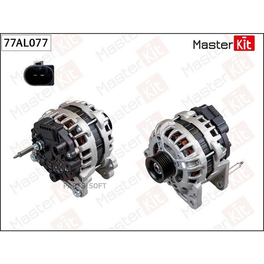 MASTERKIT 77AL077 77AL077 Генератор\ SKODA RAPID VW POLO (110A) ()