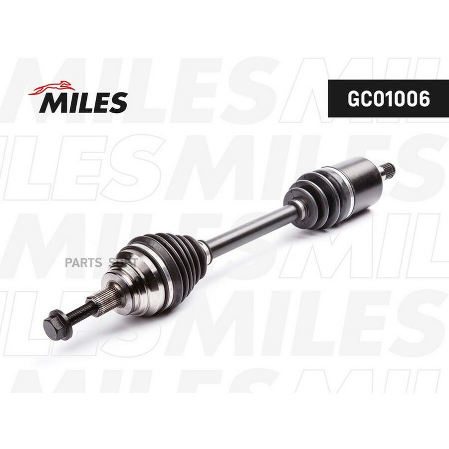 MILES GC01006 Привод в сборе AUDI A3/SKODA OCTAVIA/VW PASSAT/GOLF 1.6-2.0 03- лев. ()