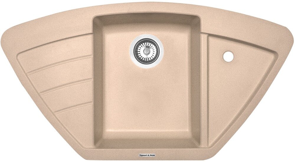 Кухонная мойка (уценка) Zigmund & Shtain ECKIG 900 топл.молоко уценка